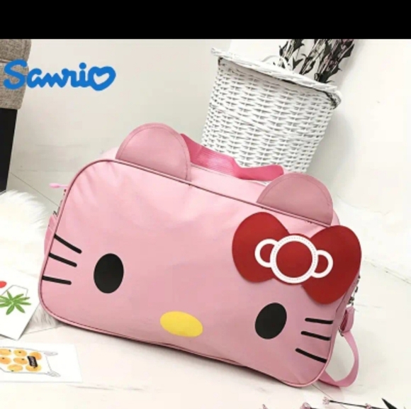 Hello Kitty | Bags | New Sanrio Hello Kitty Extra Large Pink Tote Bag ...